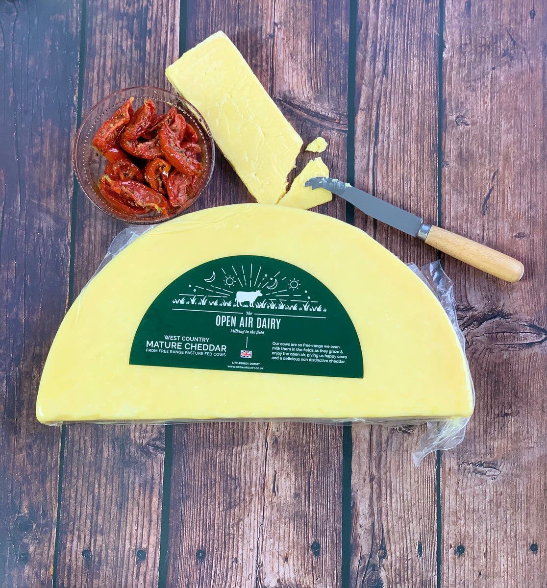 3kg Half Moon Open Air Dairy West Country Mature Cheddar (Maximum 2 pe ...